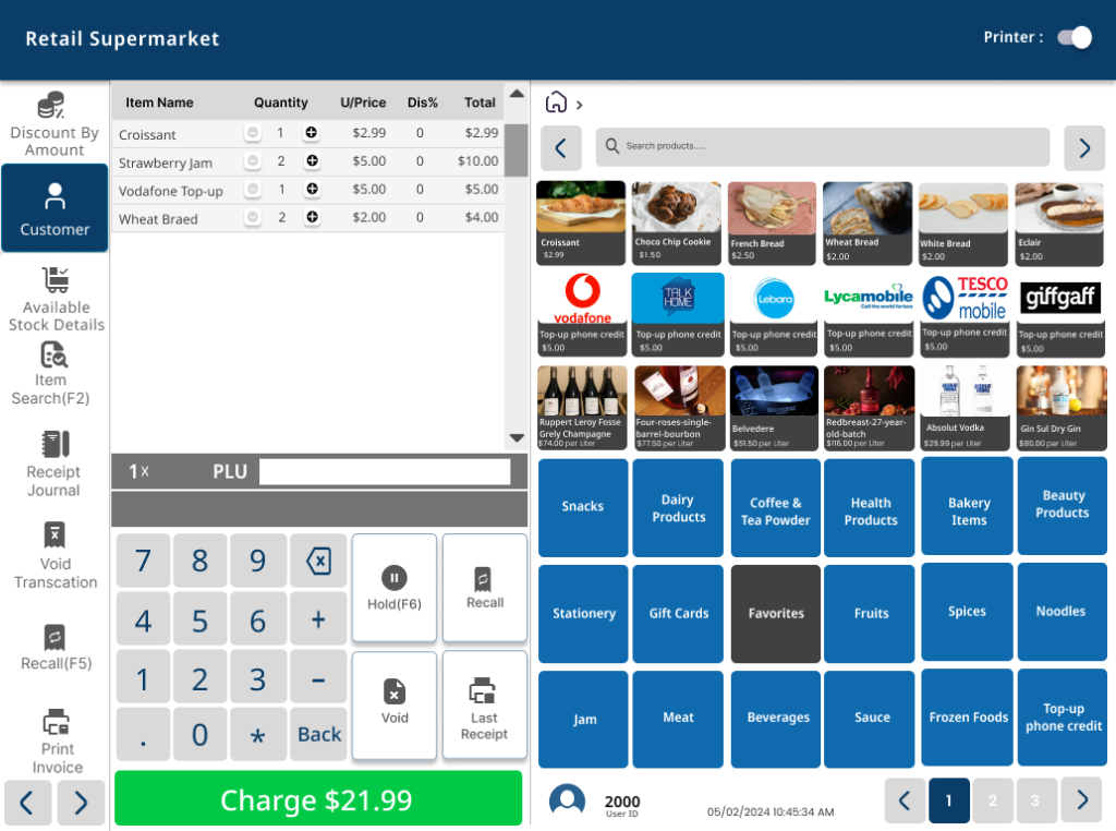 POS System | Point of Sale Software | Blue Lotus X